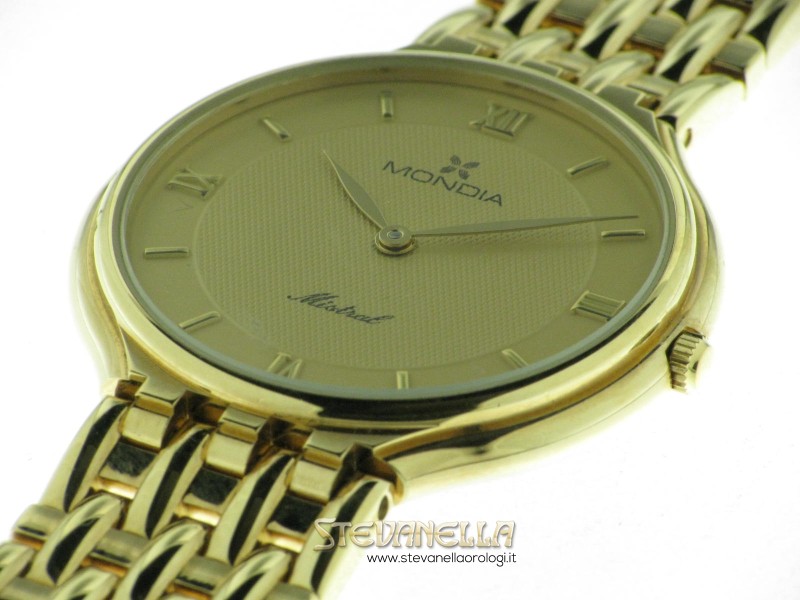 MONDIA by ZENITH Mistral quarzo placcato oro giallo referenza PWY 92122.