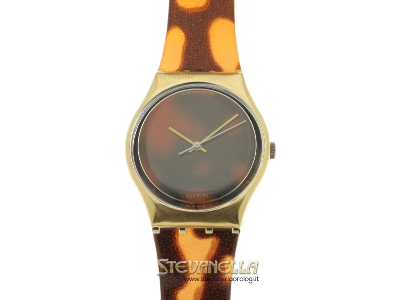 SWATCH Sloan Ranger classic quarzo cassa metallo e cinturino plastica ...