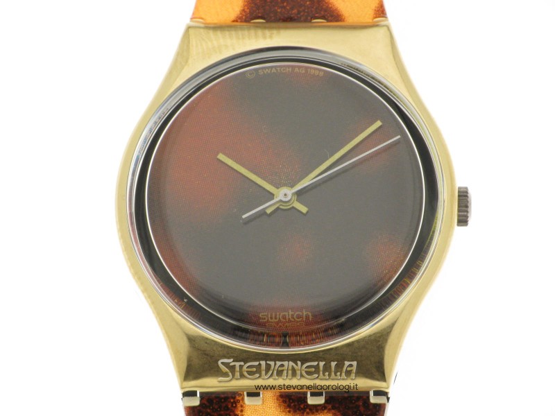 SWATCH Sloan Ranger classic quarzo cassa metallo e cinturino plastica ...