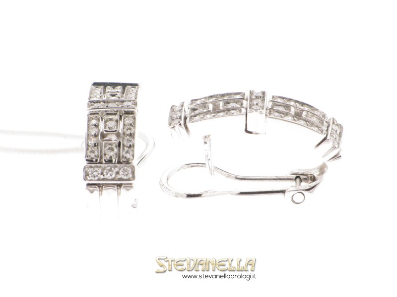 CHIMENTO orecchini oro bianco e diamanti referenza 81111983 new