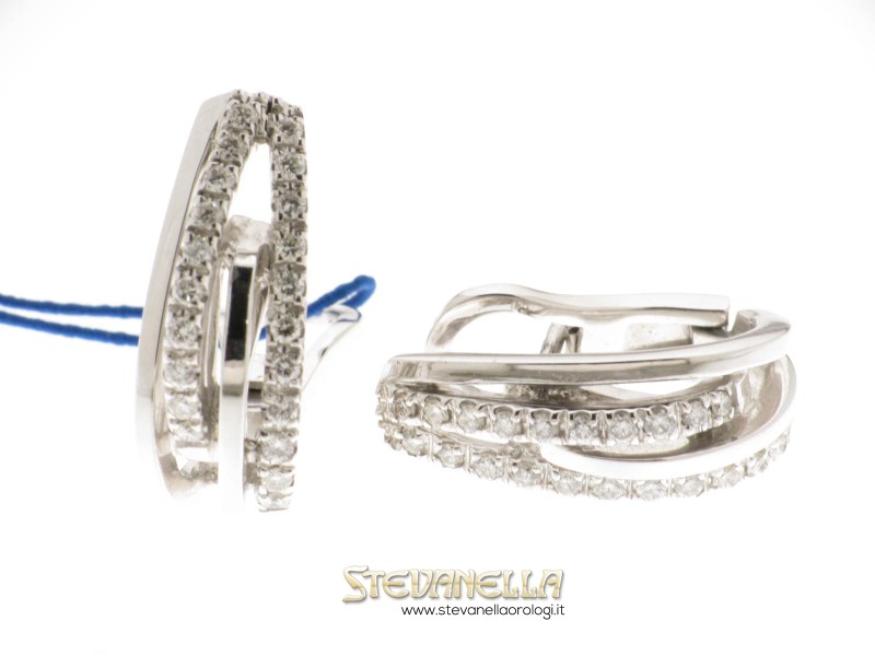 CHIMENTO orecchini oro bianco e diamanti referenza 81605210 new
