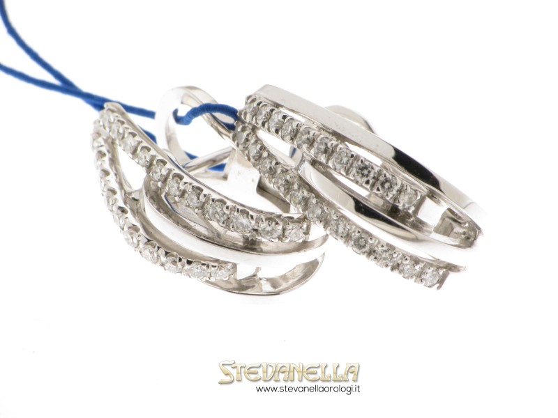 CHIMENTO orecchini oro bianco e diamanti referenza 81605210 new