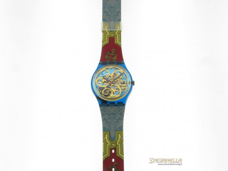 SWATCH Stucchi classic quarzo cassa e cinturino plastica colorata new