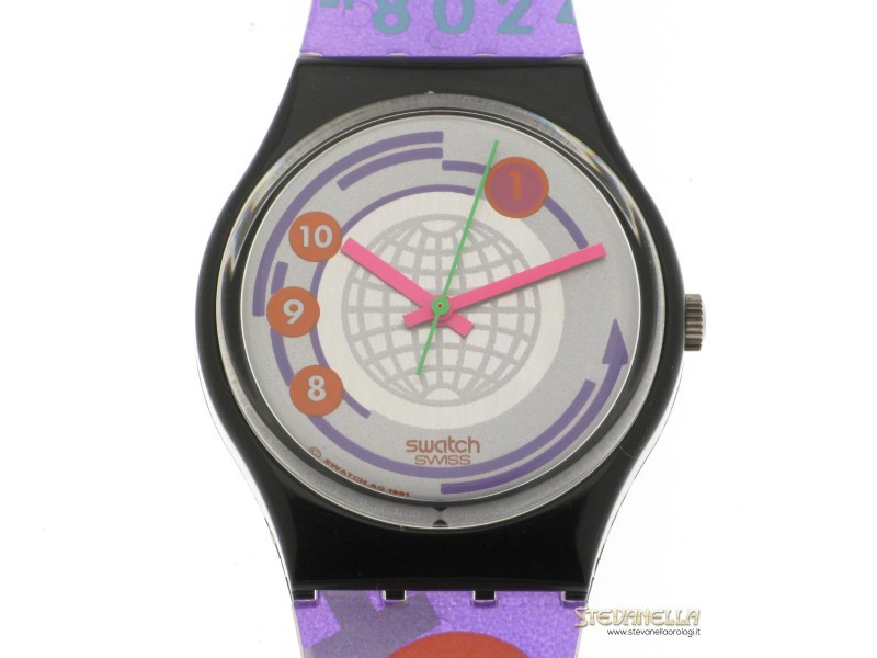 SWATCH Ean Code classic quarzo cassa e cinturino plastica colorata new
