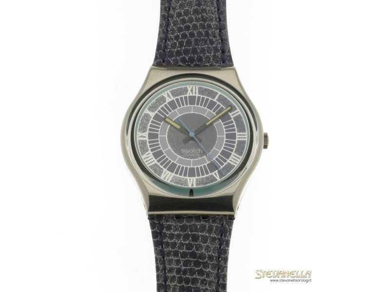 SWATCH Alexander classic quarzo cassa plastica e cinturino pelle new