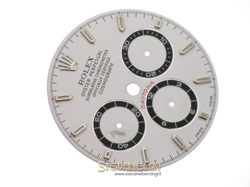 Quadrante bianco Luminova Rolex Daytona ref. 16519 16520 N. 1712