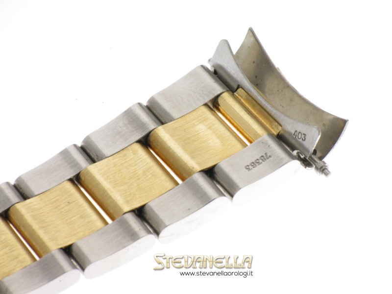 Bracciale Rolex Oyster ref. 78363 - 403 M4 acciaio oro giallo 18kt